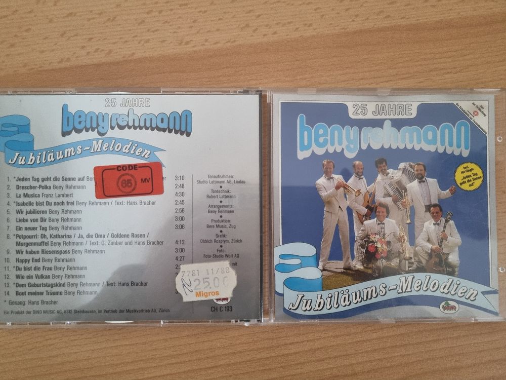 Beny Rehmann CD's (Gebraucht) in düdingen für CHF 3 – mit Lieferung auf ...