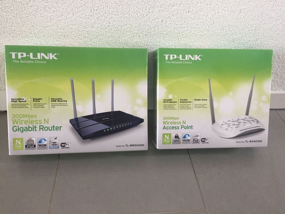 TP Link Wireless Gigabit Router Access P | Kaufen auf Ricardo