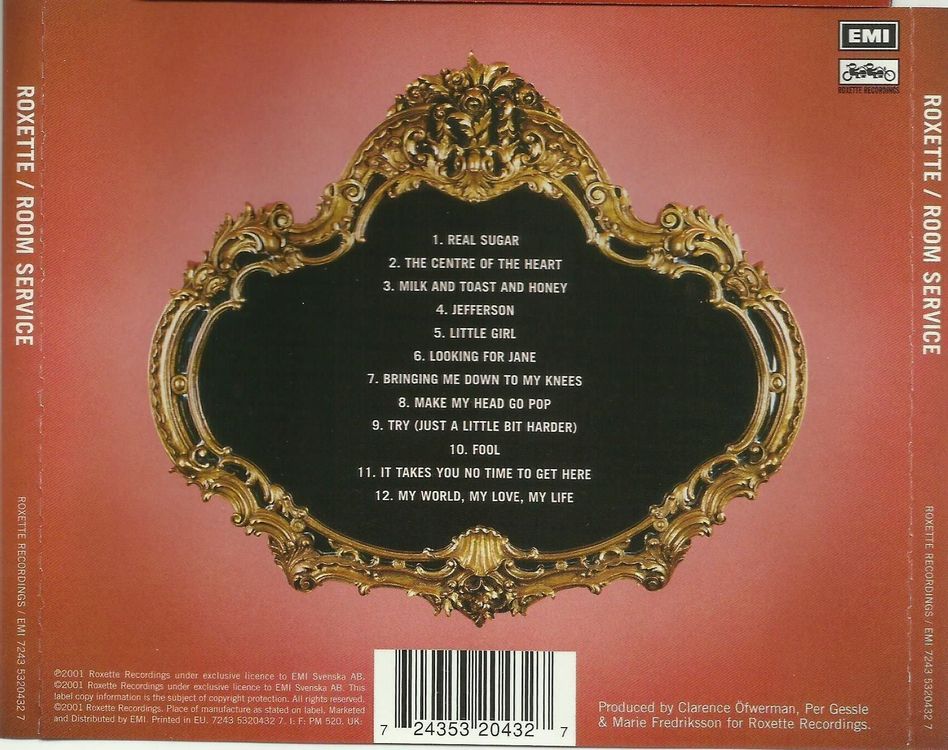 Roxette CD Room Service (Gebraucht) in St. Margarethen TG für CHF 3 ...