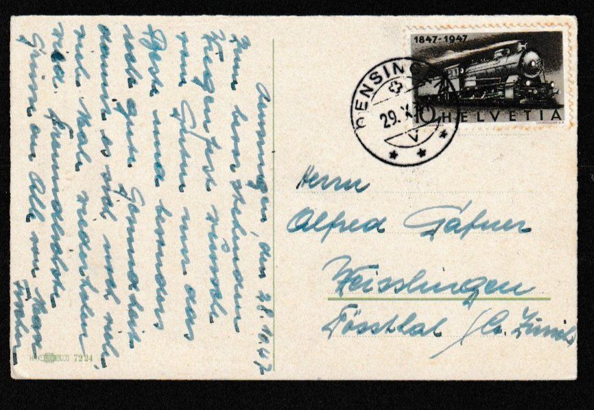 Herzlichen Glückwunsch zum Geburtstag / Oensingen 1947 (A8 (Gebraucht ...