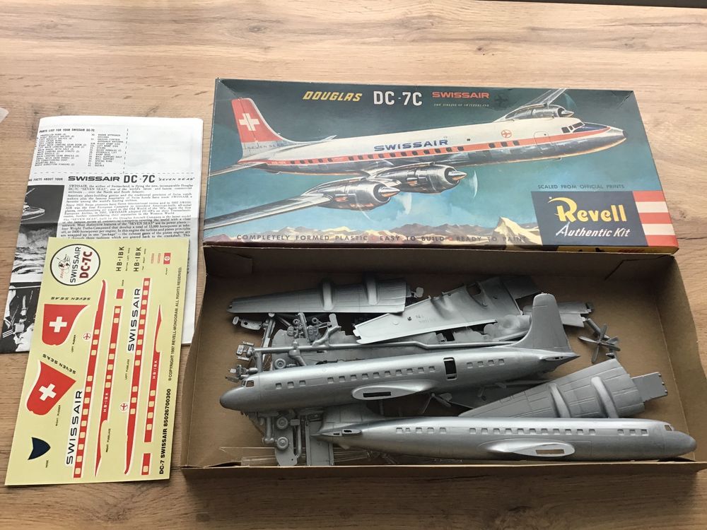 RevellDC-7C Swissair 1:128 Original | Kaufen auf Ricardo