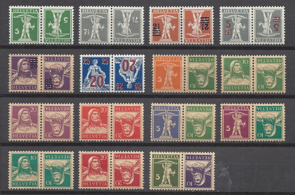 Lot postfrische Kehrdrucke ab K7III ** (Neu (gemäss Beschreibung)) in Gümligen für CHF 20 – mit ...