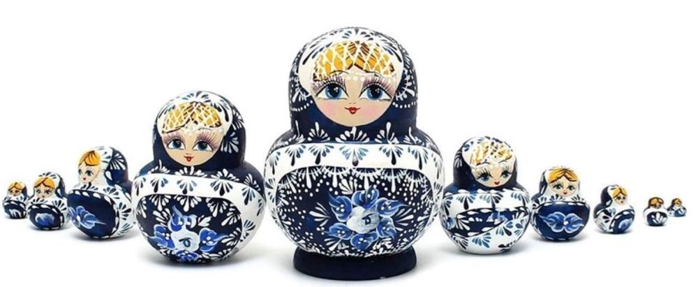 Matroschka fur Malen und Basteln-10 St. | Kaufen auf Ricardo