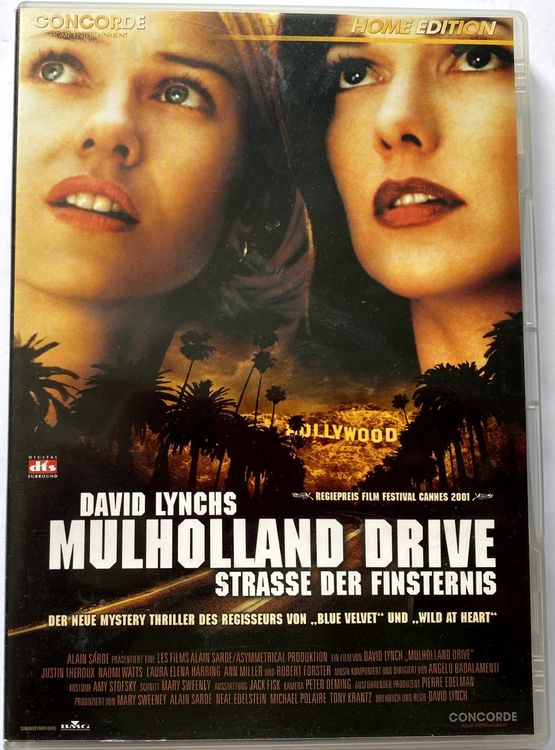Mulholland Drive – David Lynch – Mystery Thriller DVD – Top (Gebraucht ...