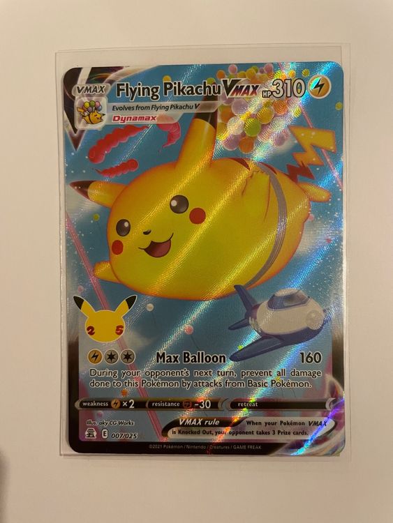 Pokemon Celebrations Flying Pikachu Vmax | Kaufen auf Ricardo