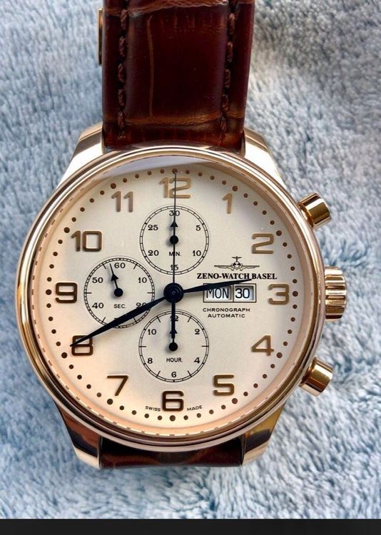 18K Red Gold ZENO-WATCH BASEL 750 Gold (Gebraucht) in für CHF 3006 ...