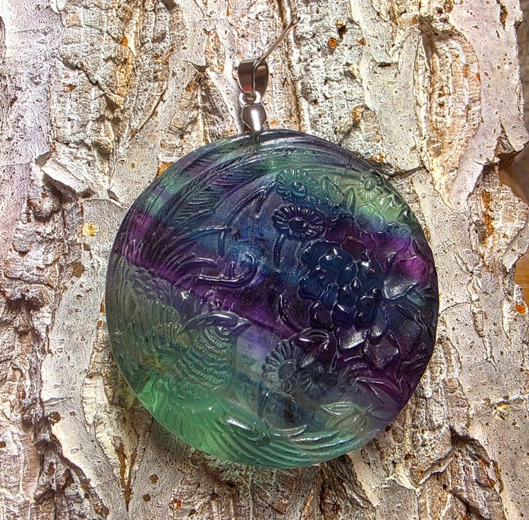 Fluorit Vogel Anhänger (Neu (gemäss Beschreibung)) in Matzingen für CHF 10 – mit Lieferung auf ...