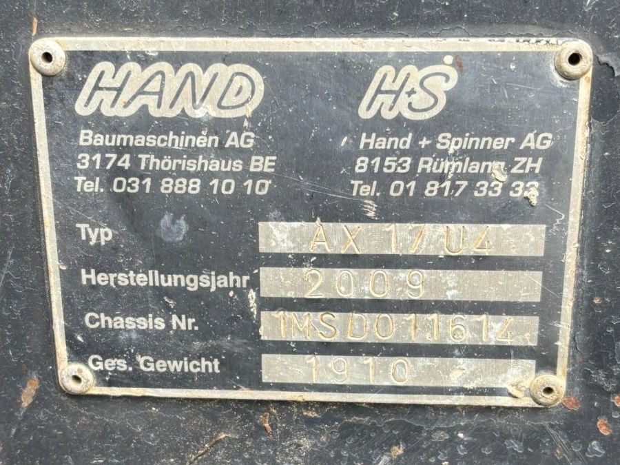 Airman AX 17 U4/ 2009/ 4490h/ Raupenbagger/ Minibagger | Kaufen auf Ricardo