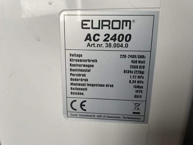 Wohnwagen - Split-Klimaanlage EUROM AC 2400, wie NEU!! (Neu und ...
