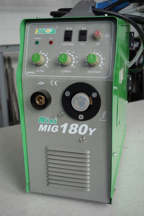 Inverter MIG-Schutzgas Schweissgerät Hylo Mini MIG 180Y | Kaufen auf ...