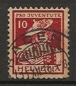 PRO JUVENTUTE 1916 10 Rp. Waadtländerin (D'occasion) à Arlesheim pour ...