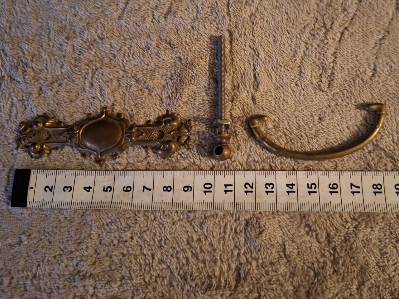 Antikes Messing Möbelbeschläge-Set 3-teilig (22) (Gebraucht) in ...