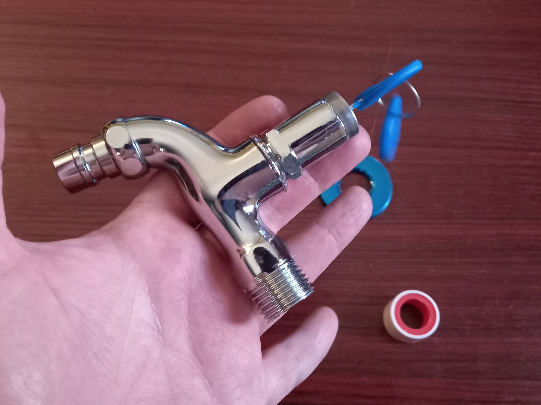 Wasserhahn mit Schloss für Garten oder Camping - Robinet (Neu und ...