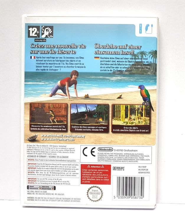 Die Sims 2 Gestrandet überleben auf einer einsamen Insel Wii (Gebraucht) in Schüpfheim für CHF ...