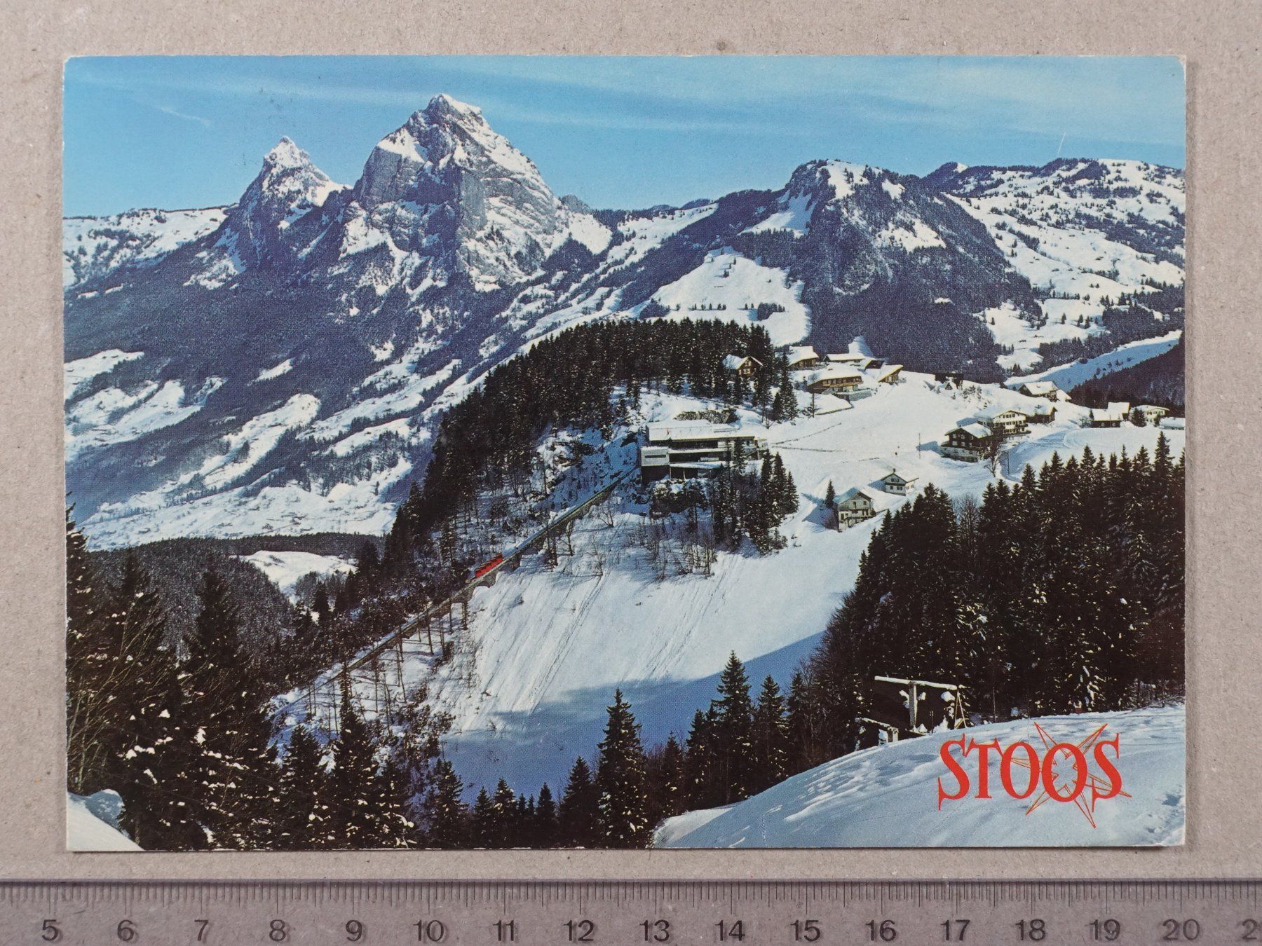 Stoos, Drahtseilbahn Schwyz - Stoos, Winter, 1975, Mythen (Gebraucht ...