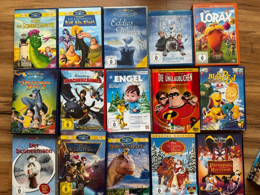 Disney/Pixar DVD Sammlung, 46 Filme, Top Zustand! (Gebraucht) in Münchenbuchsee für CHF 25 – mit ...