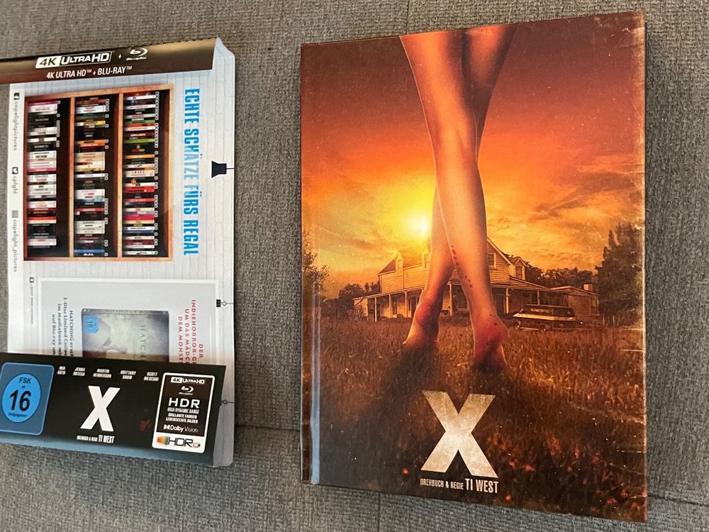 X (2022) (Cover B, Limited Edition, Mediabook, 4K Ultra HD (Gebraucht) in Embrach für CHF 16 ...