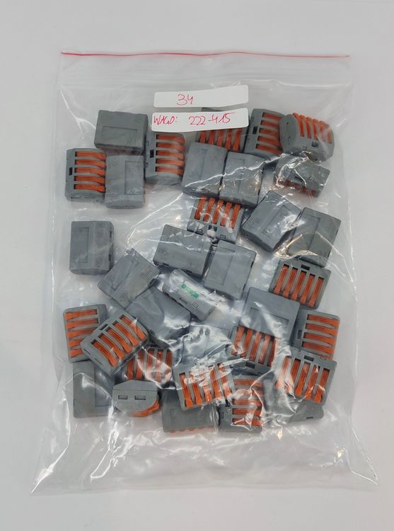 WAGO 222-415 CLASSIC-Verbindungsklemme, 5 Leiter | Kaufen auf Ricardo