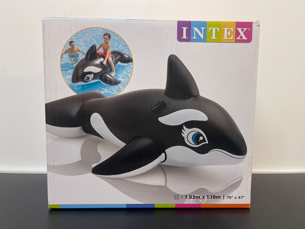 Neu Intex Ride On Delfin (Schwarz-Weiss) Pool (1x) | Kaufen auf Ricardo