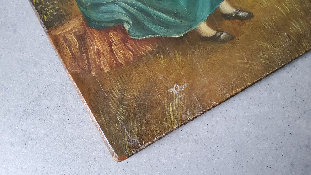 Ancien tableau sur bois | Kaufen auf Ricardo