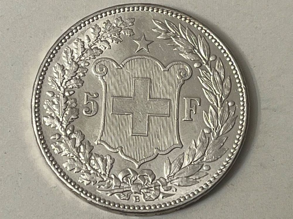 Schweiz 5 Franken 1908, f. unzirkuliert!!! | Kaufen auf Ricardo