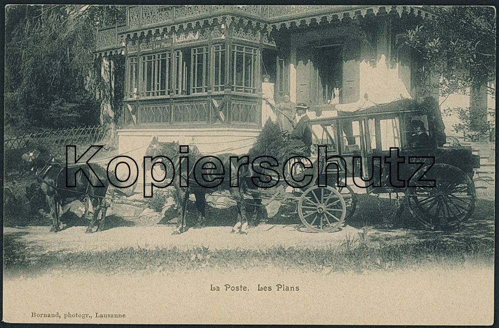 VD Les Plans sur Bex - Post - Postkutsche - Bex (Neu (gemäss Beschreibung)) in Schindellegi für ...