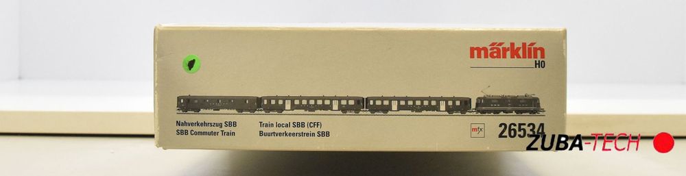 Märklin 26534 Nahverkehrszug der SBB 4-tlg H0 WS Digital OVP (Gebraucht ...