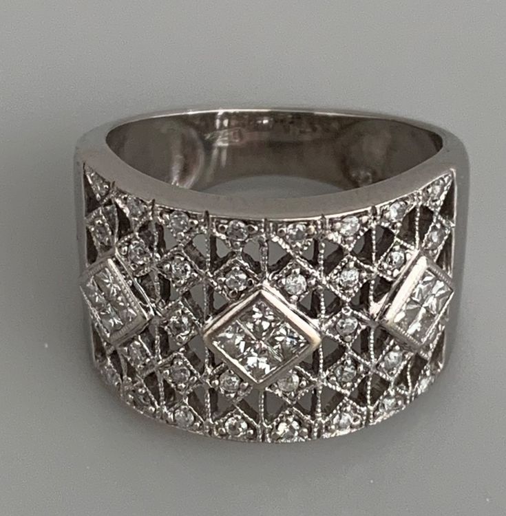 Weissgold Ring 750 | Kaufen auf Ricardo