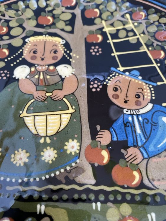 Keramik, Willy Aebi , Hasle BE , grosser Teller. | Kaufen auf Ricardo