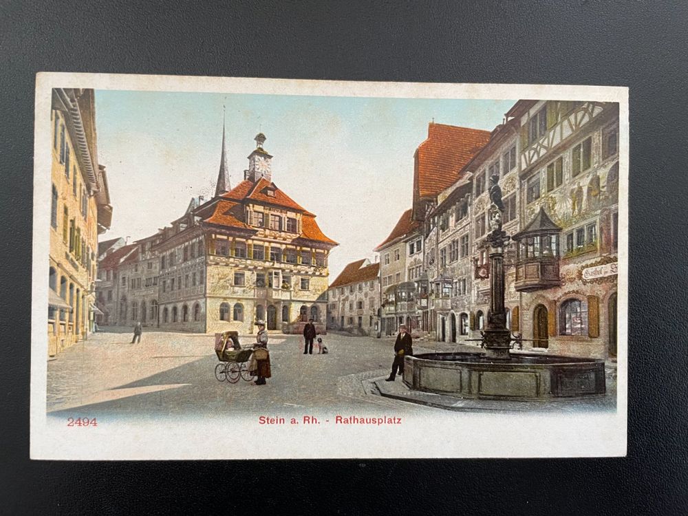 AK SH Stein am Rhein, Rathausplatz (Gebraucht) in Thal für CHF 1 – mit Lieferung auf Ricardo kaufen