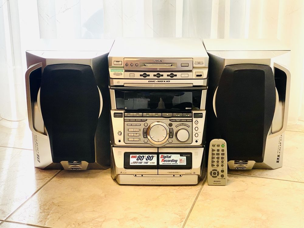 Stereoanlage Sony Mini Hi - Fi Component System DHC - MDX10 (Gebraucht ...