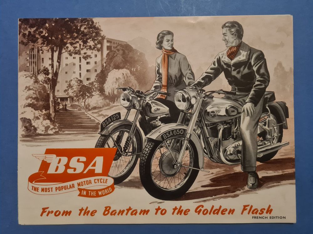 MOTO BSA BROCHURE OLDTIMER VINTAGE (Gebraucht) in Bellevue für CHF 27 ...