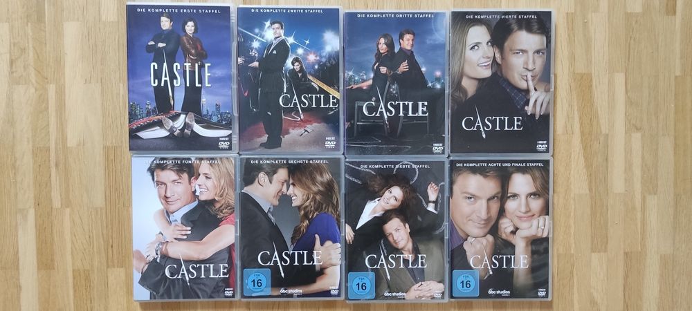 DVDs "Castle", komplette Serie, Staffeln 1–8 auf 45 Disks (Gebraucht ...