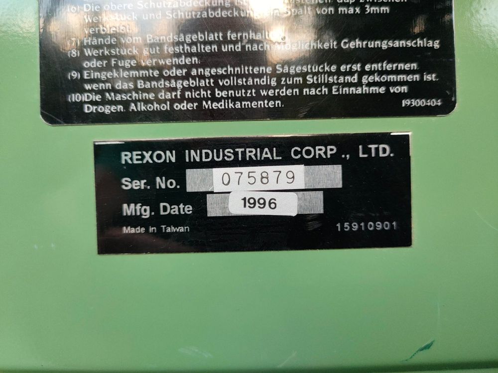 Bandsäge Rexon Profiline BS-12RA | Kaufen auf Ricardo