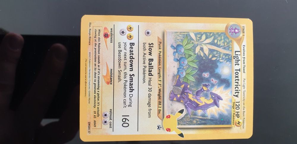 Pokemon celebration Light Toxtricity | Kaufen auf Ricardo