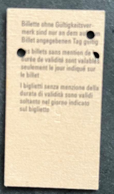 Bern Rothorn Kulm via Splez - Interlaken - Brienz (Gebraucht) in Wabern ...