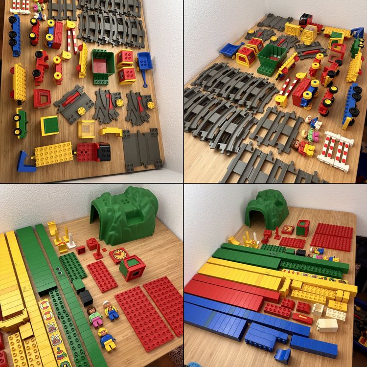 Lego Duplo LOT Train Rails + Hills + Dump Truck (Gebraucht) in Plan-les ...