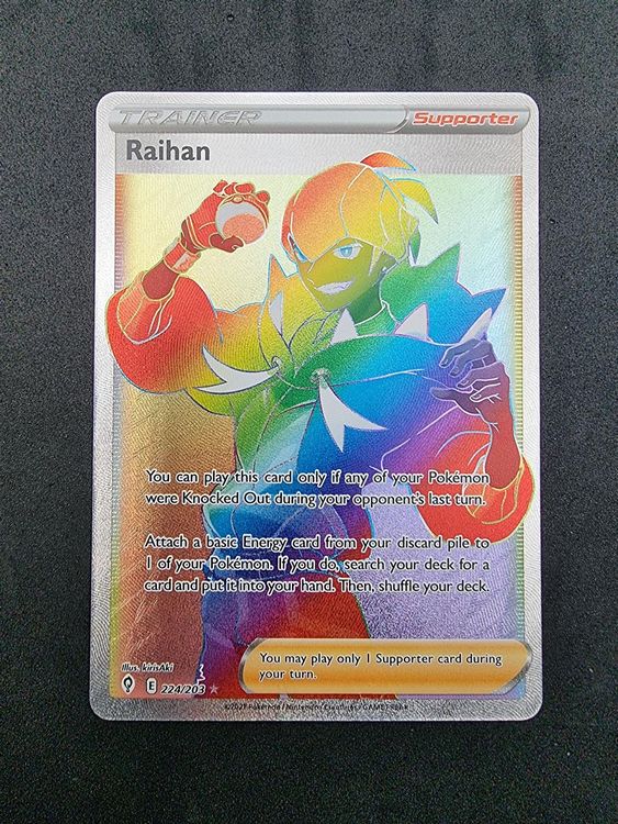Pokemon Raihan FullArt Rainbow/ Ab 1.- (Neu (gemäss Beschreibung)) in ...