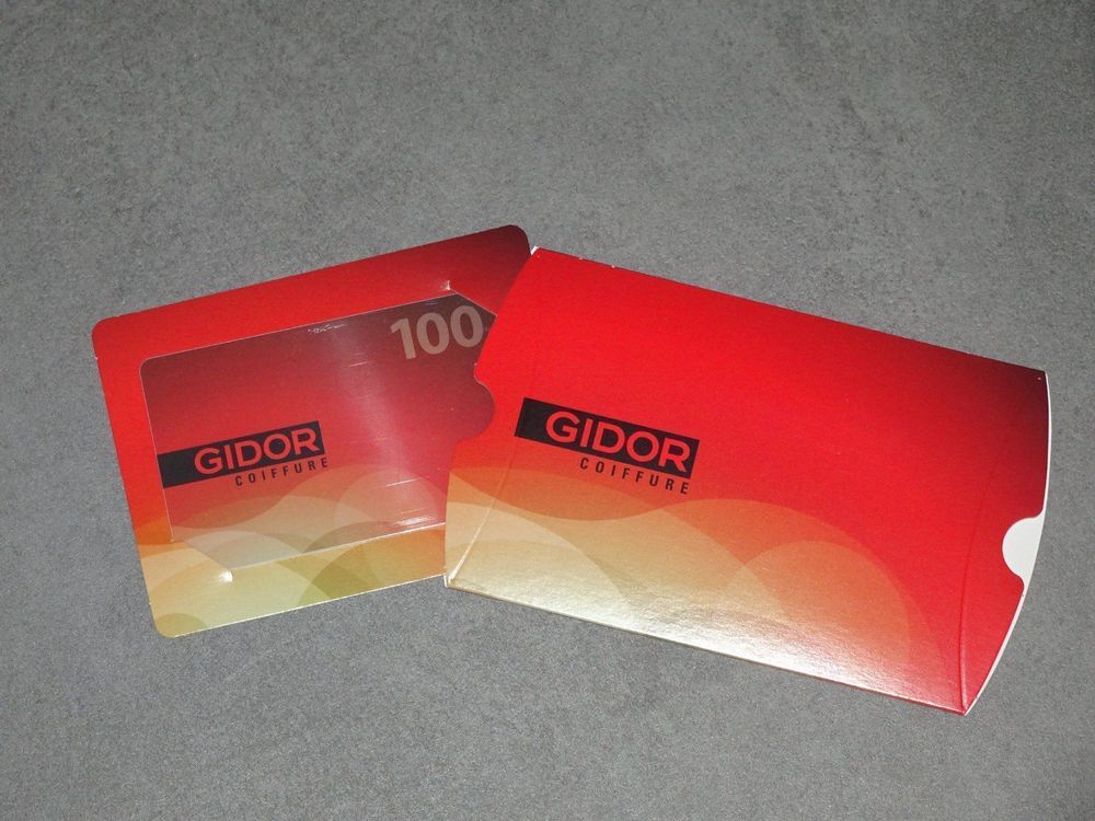 Gidor Geschenkkarte, CHF 100.-- | Kaufen auf Ricardo