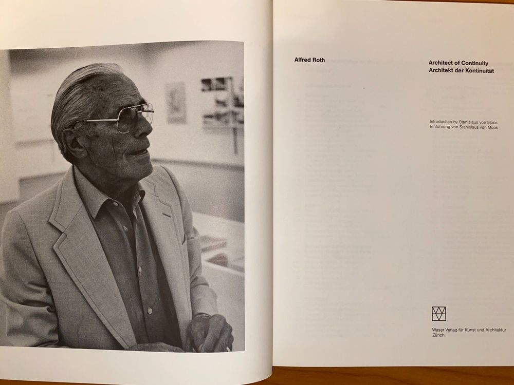 Alfred Roth - Architekt der Kontinuität | Kaufen auf Ricardo