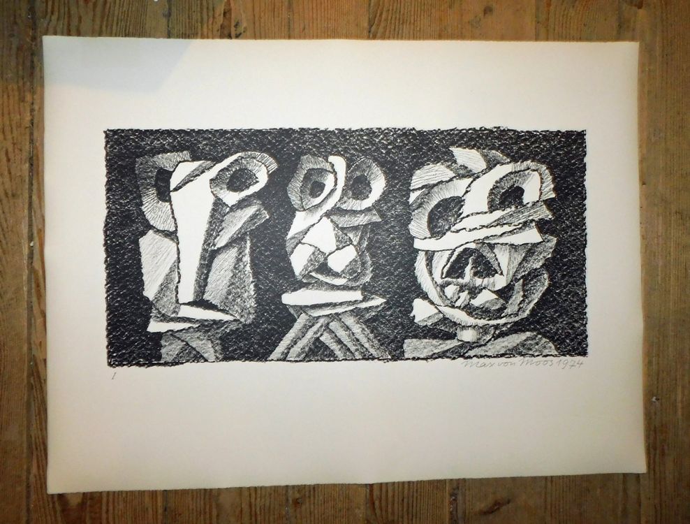 Rausverkauf - Kunst Lithografie - 1 Litho - Max von Moos 74 (Gebraucht ...