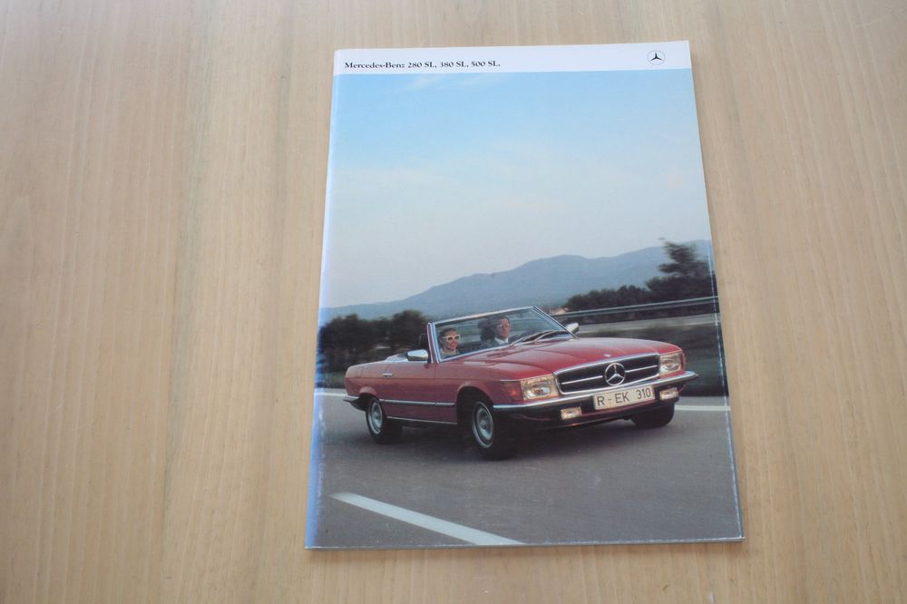 Mercedes SL 280/380/500 R107 Prestige Prospekt 4/1980 FR | Kaufen auf ...