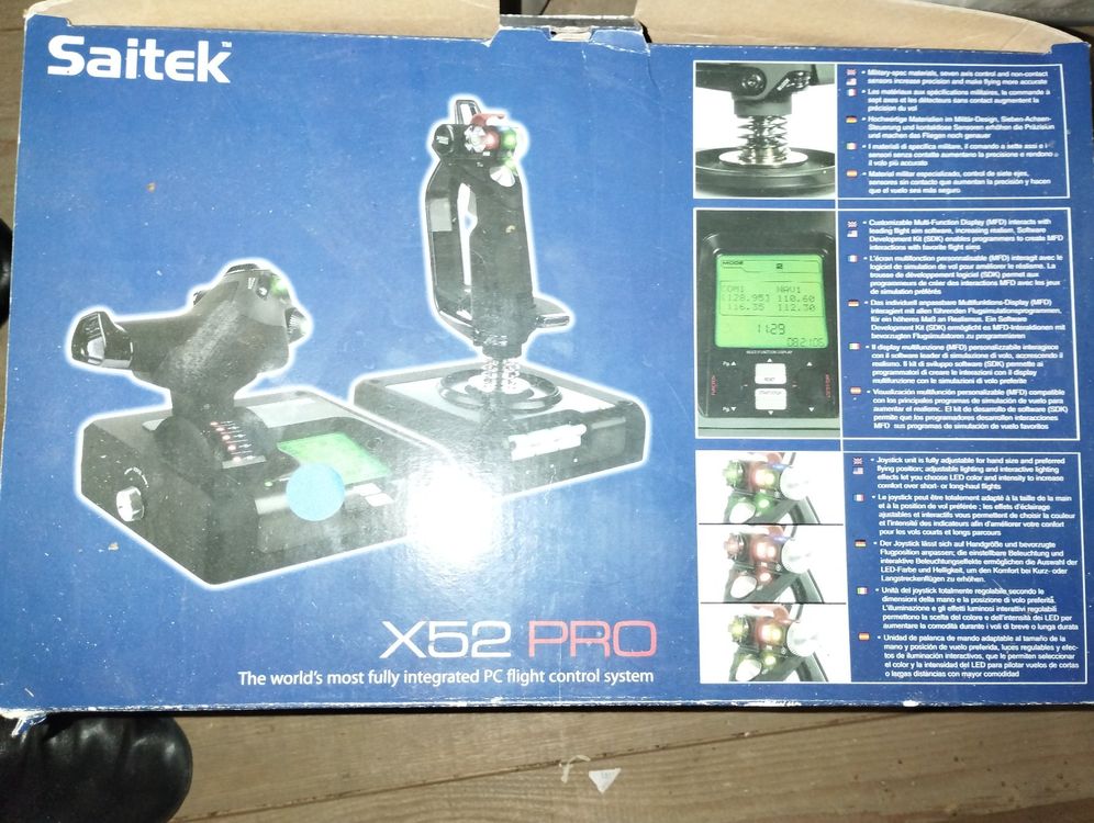 Saitek x52 Pro & Pro Flight Rudder Peddals (Gebraucht) in Goldach für ...