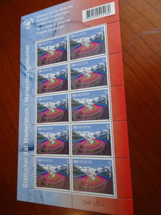 2009 KLEINBOGEN POSTFRISCH; GLETSCHER (Neu (gemäss Beschreibung)) in Eschenbach SG für CHF 16.5 ...