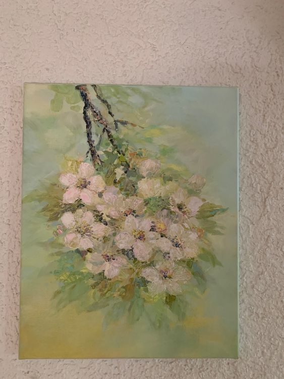 Acrylbild: Blütenzauber auf Leinwand (Neu und originalverpackt) in Zürich für CHF 300 – nur ...