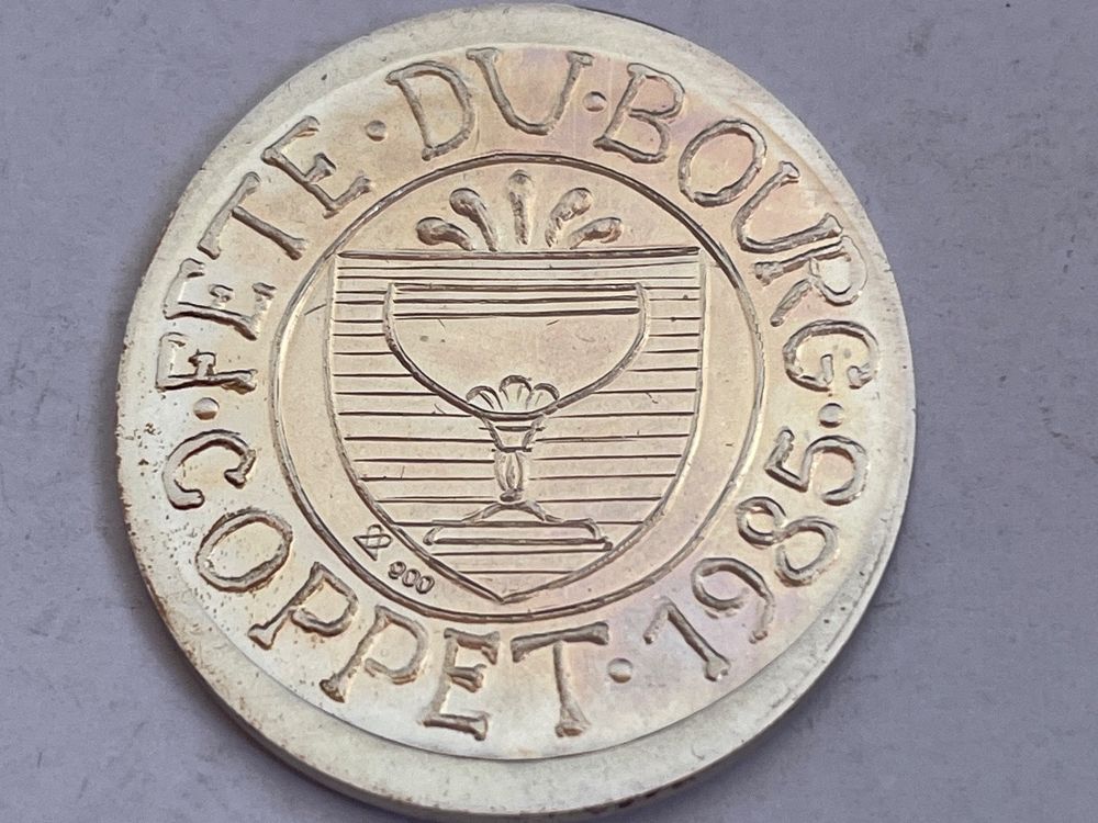 Médaille fete du bourg 1985 coppet Argent | Kaufen auf Ricardo