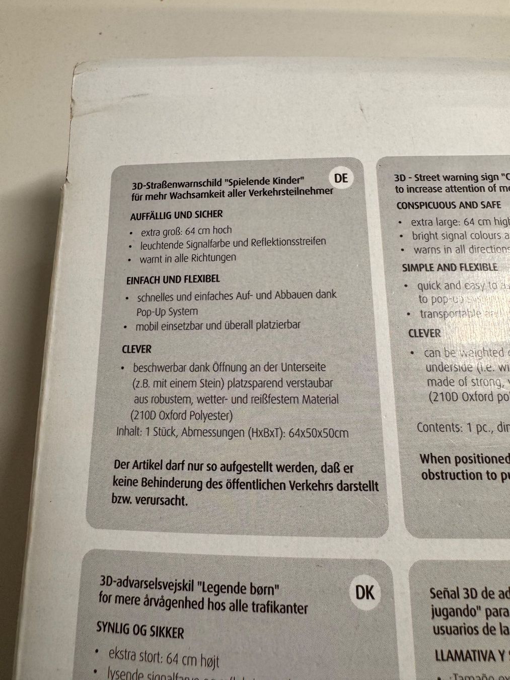 3D-Warnschild "Spielende Kinder" - Sicherheit im Verkehr (Neu (gemäss ...