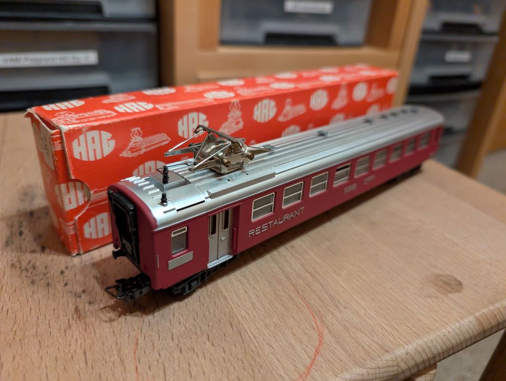 Hag SBB Restaurant/Speisewagen rot mit OVP (405) | Kaufen auf Ricardo
