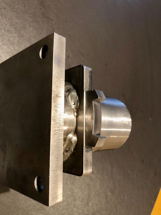 Anbaustutzen, Anbauflansch zu Motormäher Aebi CC /HC/TC07 (Neu (gemäss ...