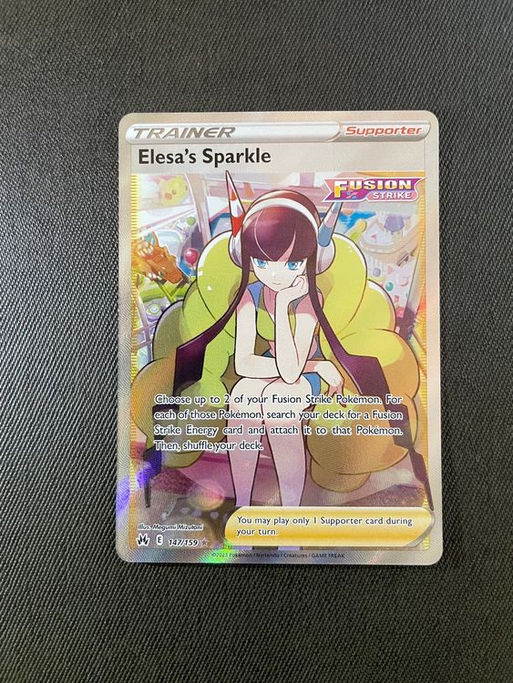 Pokemon Elesa‘s Sparkle (147/159) Alt art (Neu (gemäss Beschreibung ...